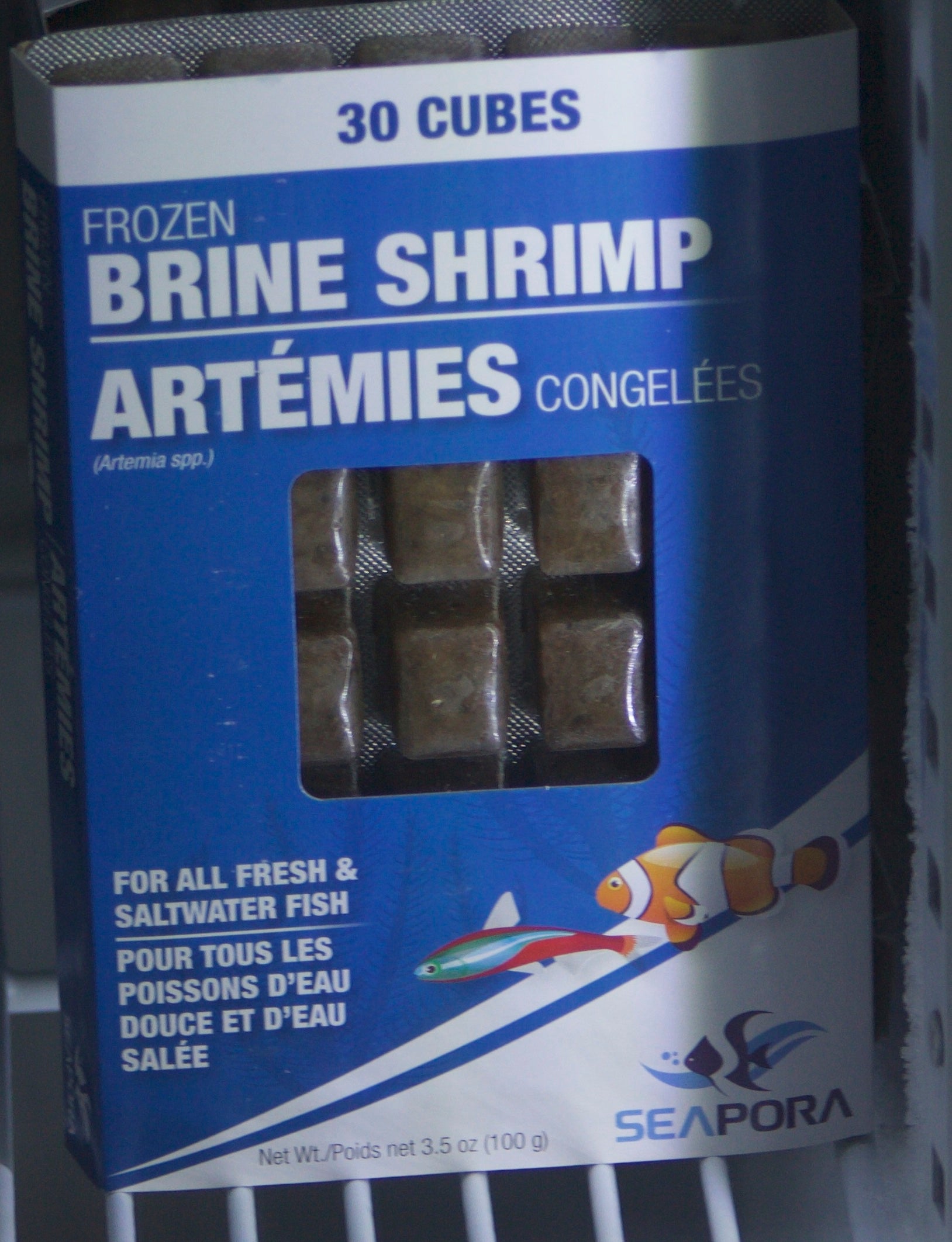 Frozen Brine Shrimp (100 grams) Seapora – Forge's Fish